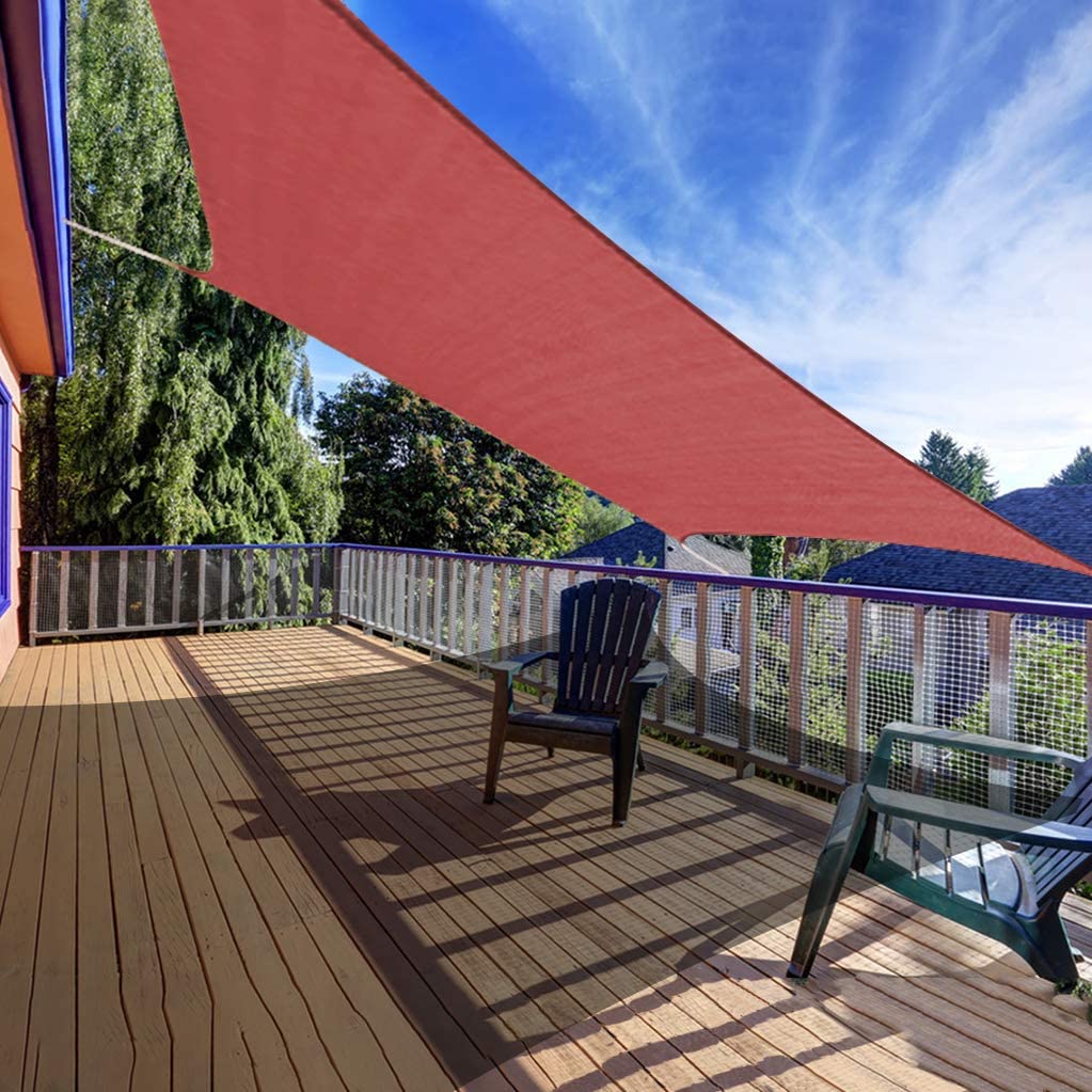 AXT SHADE 8' x 12' Rectangle Sun Shade Sail UV Block for Outdoor Patio ...